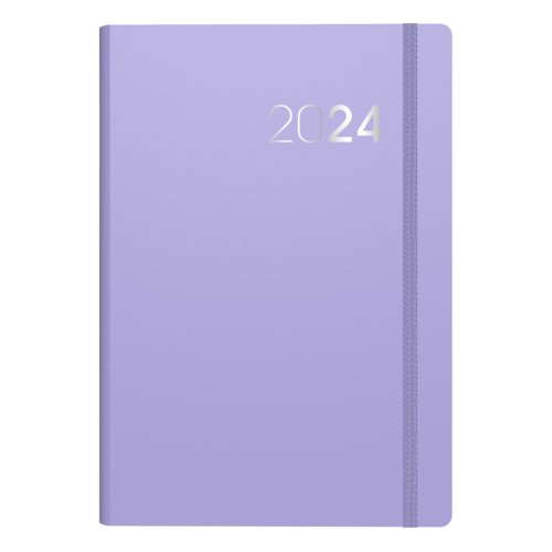 Diary - Collins - A5 - Legacy CL53 - Week To View - 2024 - Purple ...