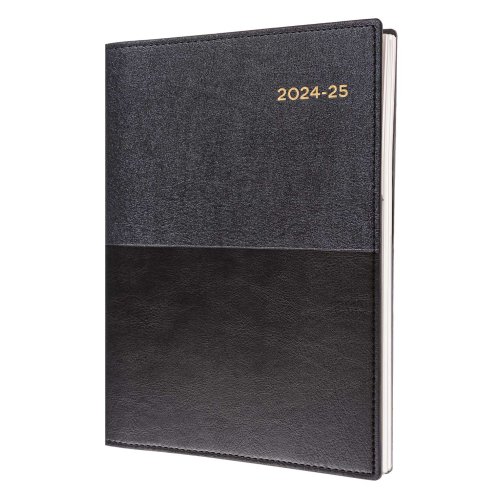 Financial Year Diary - Vanessa - A4 - Day To Page - 2024/25 - Black ...