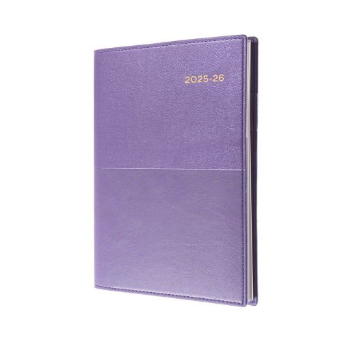 Financial Year Diary - Vanessa - A5 - Week To View - Purple - 2025-26 ...