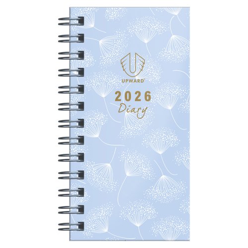 Diary - Upward - 5436 - A6/7 - Week to View - Fashion - Blue Sky - 2026 | Skout Office Supplies
