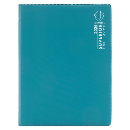 Diary - Upward - 3431 - B6 - Week To View - Blue - Wire-O Bound - 2026 ...
