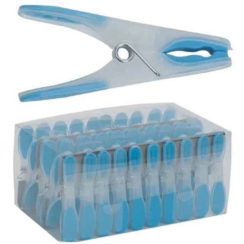 Compass - Blue Laundry Pegs - Pack of 40 | Skout Office Supplies