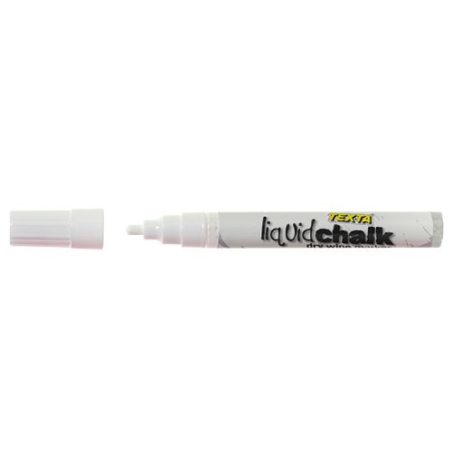 Marker Liquid Chalk - Texta - 8g - Bullet - White | Skout Office Supplies