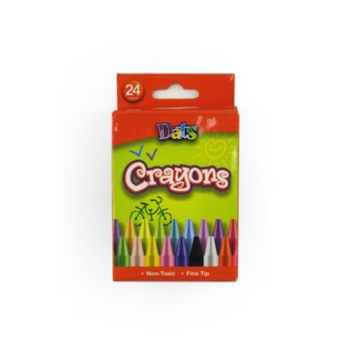 Crayons - Dats - 90mm - Assorted Colours - Pack of 24 | Skout Office ...