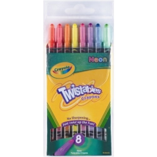 Crayons Crayola Twistable Neon 8's | Skout Office Supplies