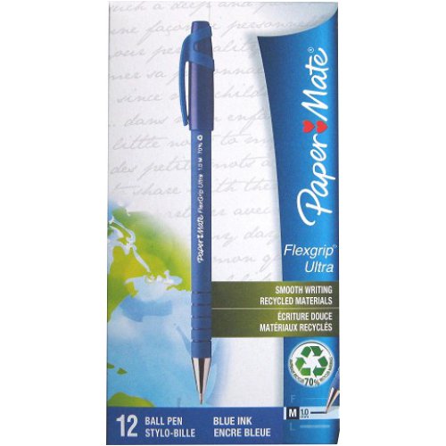 Ballpoint Pen - Papermate - Flexgrip Ultra - Medium - Blue | Skout ...