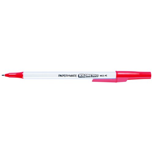 Ballpoint Pen - Papermate - Kilometrico - Medium - Red | Skout Office ...
