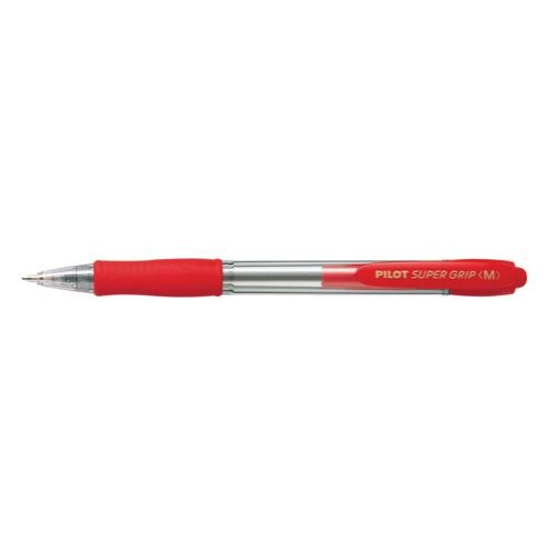 Ballpoint Pen - Pilot - Super Grip - Retract - M - 1.0mm - Red | Skout ...