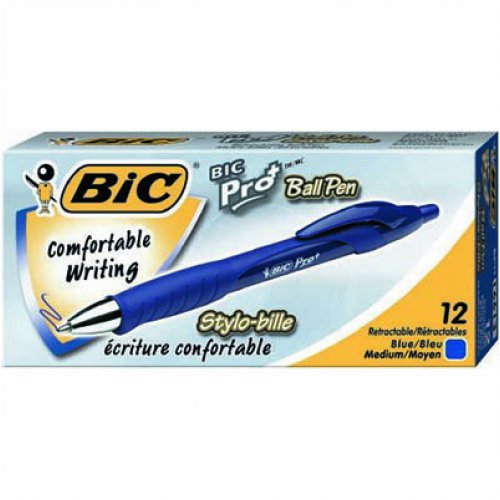 Ballpoint Pen - Bic - Pro Plus - Retractable - 1.0mm - Blue | Skout ...