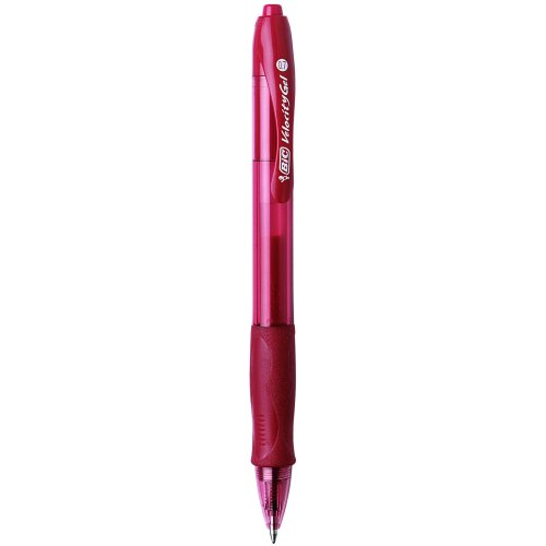 Pen - Bic Velocity Gel Red | Skout Office Supplies
