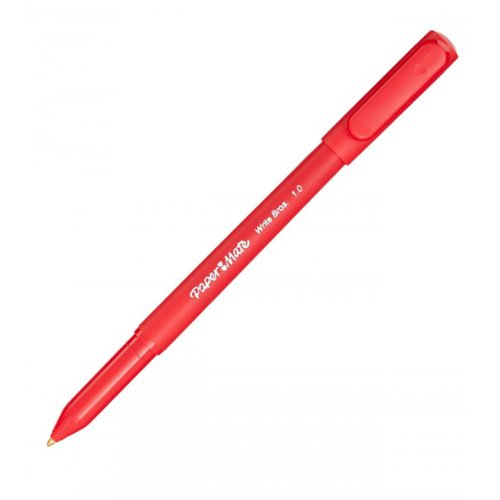 Ballpoint Pen - Papermate - Write Bros - 1.0mm - Red - Box of 12 ...