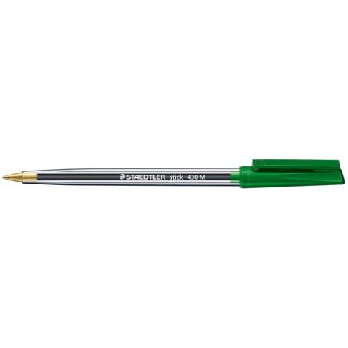 Ballpoint Pen - Staedtler - 430 - Stick - Medium - Green | Skout Office ...