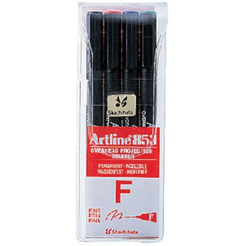 OHP Marker - Artline - 853 - Permanent - Fine - Wallet of 4 | Skout ...