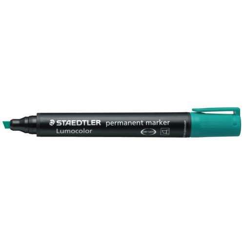 Permanent Marker - Staedtler - 350 - Chisel - Green | Skout Office Supplies