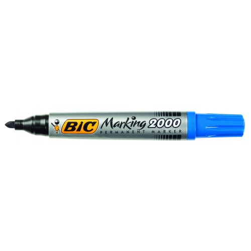 Permanent Marker - Bic - Marking 2000 - Bullet - 1.7mm - Blue | Skout ...