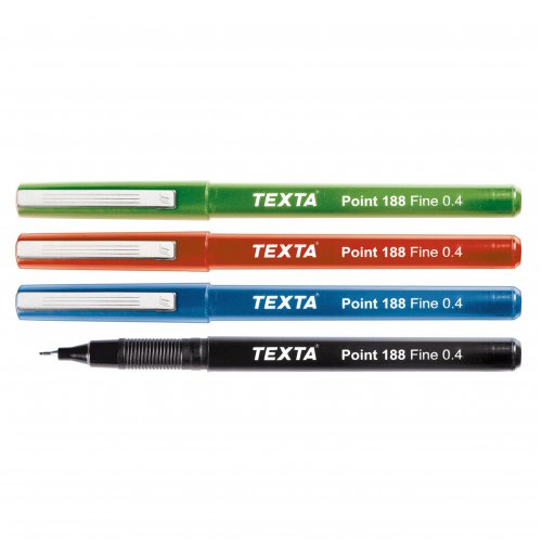 Fineliner Pen - Texta - Point 188 - Fine 0.4mm - Blue | Skout Office ...