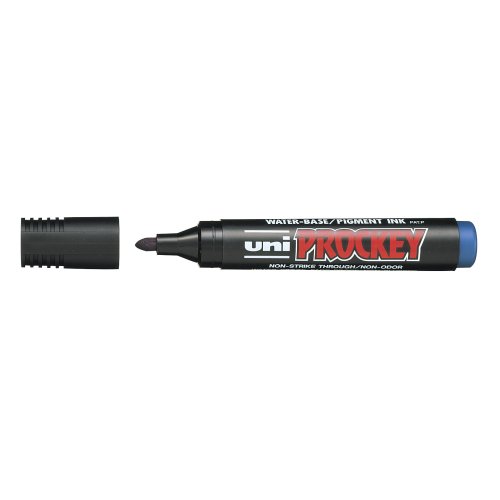 Permanent Marker - Uni - Prockey - Bullet - Blue | Skout Office Supplies