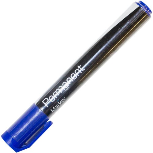 Permanent Marker - Initiative - Chisel Tip - Blue | Skout Office Supplies