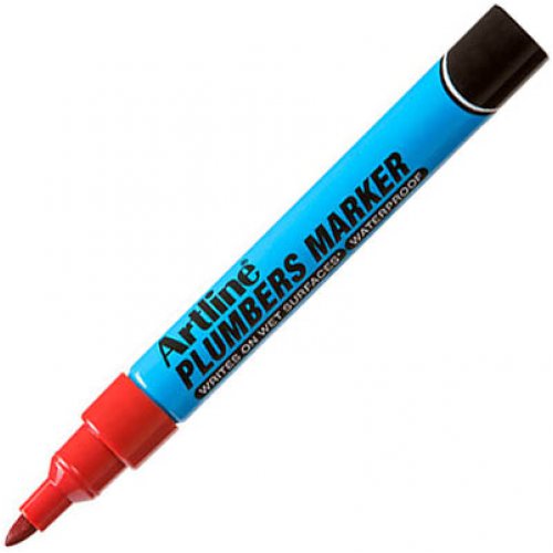 Plumbers Marker - Artline - Red | Skout Office Supplies