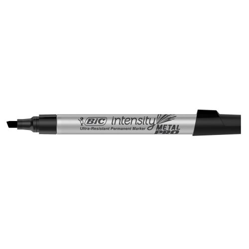 Permanent Marker - BIC - Intensity Metal Pro - 5mm Chisel - Black ...