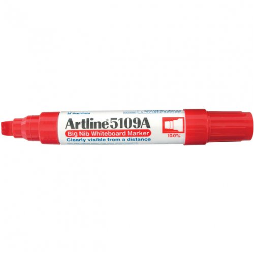 Whiteboard Marker - Artline - 5109A - 10mm Chisel - Red | Skout Office ...