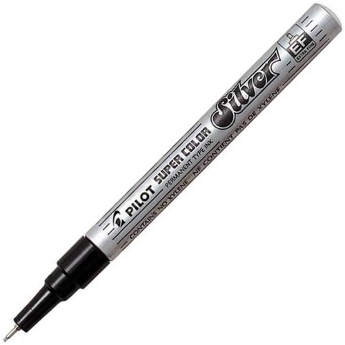 Permanent Marker - Pilot - Super Colour - Xfine - Silver | Skout Office ...
