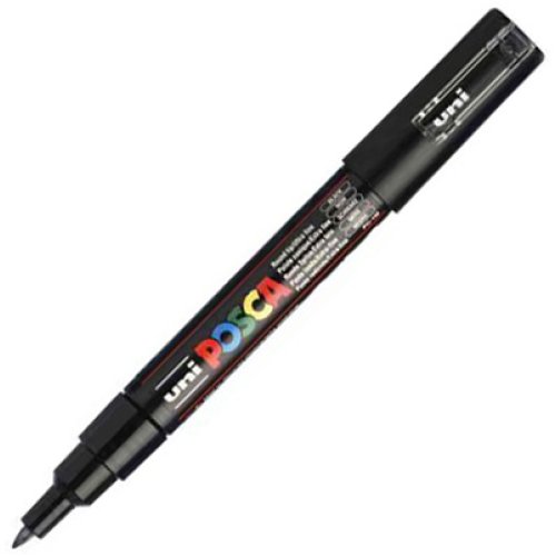 Paint Marker - Uni - Posca - Extra Fine Tip - 1mm - Black | Skout ...