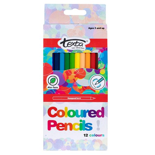 Coloured Pencil - Texta - Pack of 12 | Skout Office Supplies