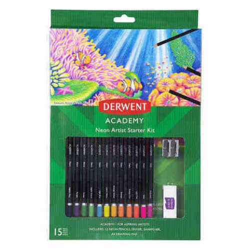 Neon Starter Kit Pencil - Derwent Academy | Skout Office Supplies