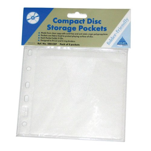 CD Pockets - Colby - Folder Friendly - 5 Pack | Skout Office Supplies
