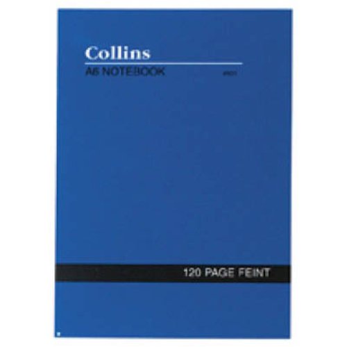 Notebook - Collins - 902 - A6 - Feint - 168pg | Skout Office Supplies