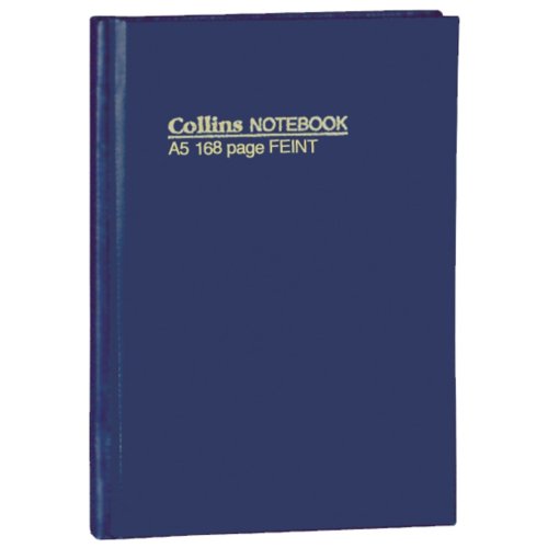 Notebook - Collins - A5 - Feint - 168pg | Skout Office Supplies