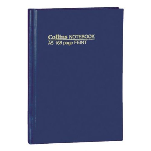 Notebook - Collins - A5 - Feint - 168pg | Skout Office Supplies