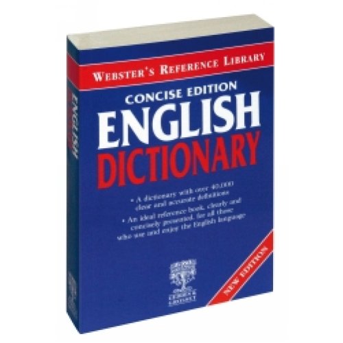 Webster's Concise Edition English Dictionary | Skout Office Supplies