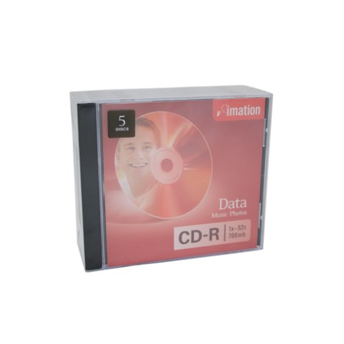 Imation CD-R 52x 5 Pack | Skout Office Supplies