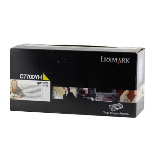 Lexmark C7700YH Yellow Pre Cart | Skout Office Supplies