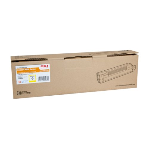 Oki Toner Yellow C8600 HY | Skout Office Supplies