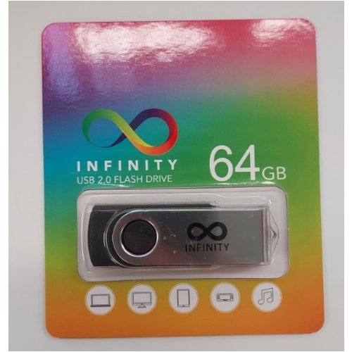 USB 2.0 Flash Drive Infinity 64GB | Skout Office Supplies