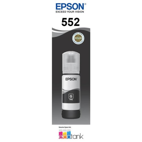 Epson T552 Ecotank Ink Bottle Grey | Skout Office Supplies
