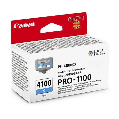 Canon - PFI-4100 Ink Cartridge - Cyan | Skout Office Supplies