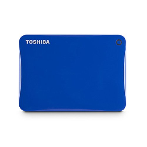 Toshiba - 1TB Canvio External Hard Drive - (Blue) | Skout Office Supplies