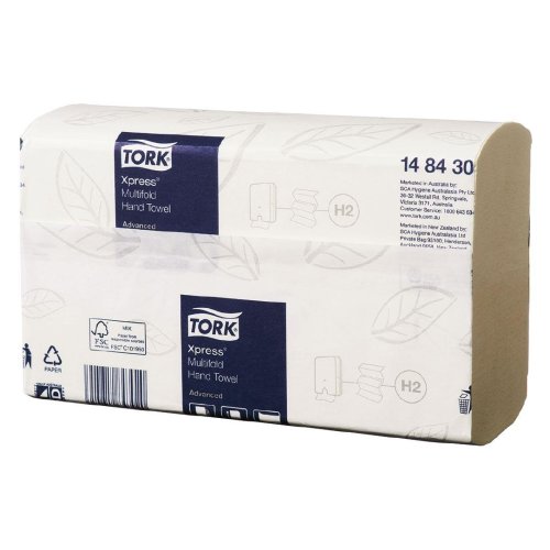 Hand Towels - Tork - H2 Xpress Multifold - 24x21cm - 185 sheets | Skout ...
