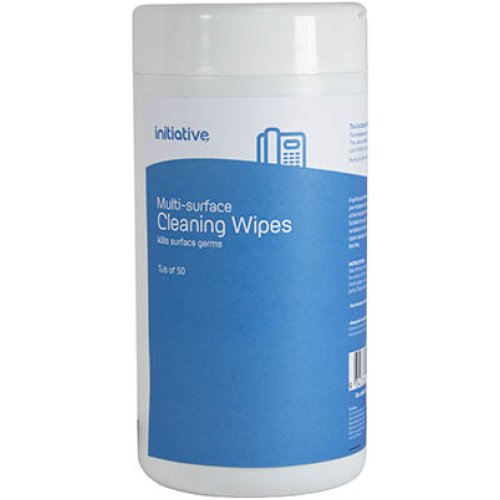 Cleaning Wipes - Initiative - Multi Surface - Tub of 50 | Skout Office ...