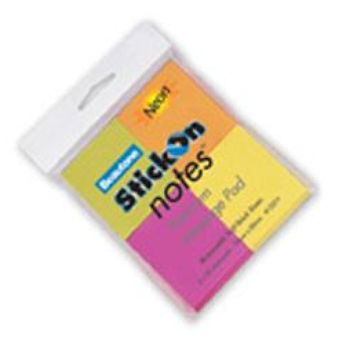Stick On Notes - Beautone - 38x50mm - Neon Colours - Pack of 4 | Skout ...