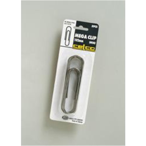 Paper Clips Celco Mega Clip 102mm Smoke | Skout Office Supplies