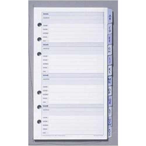 Dayplanner Refill - Debden - PR2001 - A-Z Tabs - 96x172mm | Skout ...