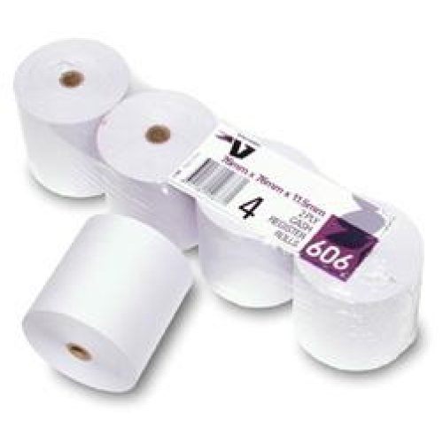 Cash Register Rolls - Victory - 76x76x11.5mm - 2 Ply - Pack of 4 ...