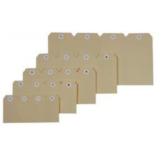Shipping Tags - Esselte - Size 5 - 120x60mm - Buff - Box of 1000 ...