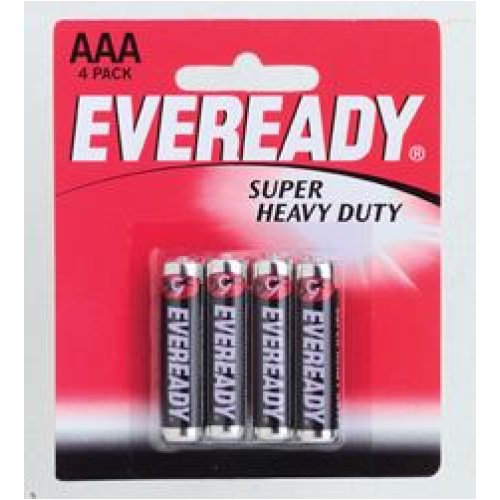 Battery - Eveready - Black - AAA - 4 Pack | Skout Office Supplies