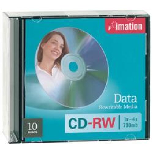 CD-RW Imation 80min 4x-12x 700mb High Speed Pk5 | Skout Office Supplies